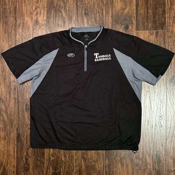 Rawlings | Shirts | Rawlings Tomball Baseball Quarter Zip Pullover Warm ...